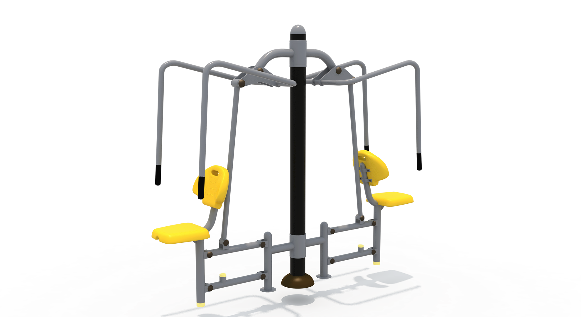 Outdoor Fitness Trainer Dual-Station Park Gym Equipment | NanPlay