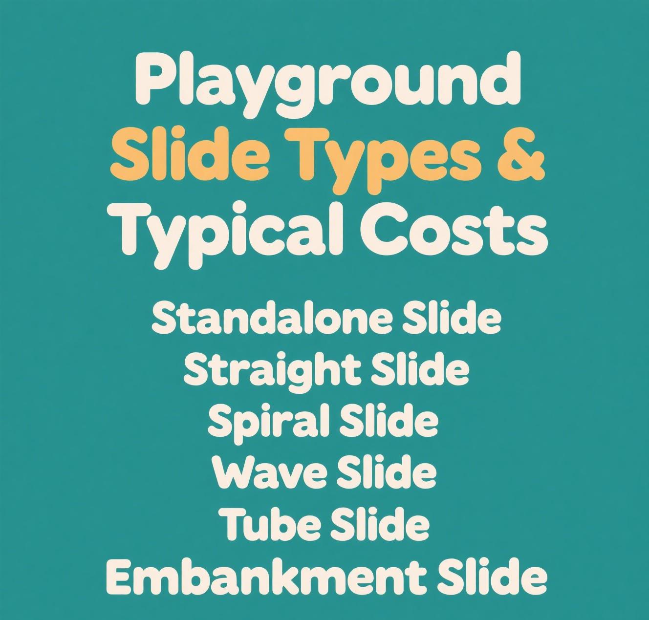 Playground Slide Types & Typical Costs
